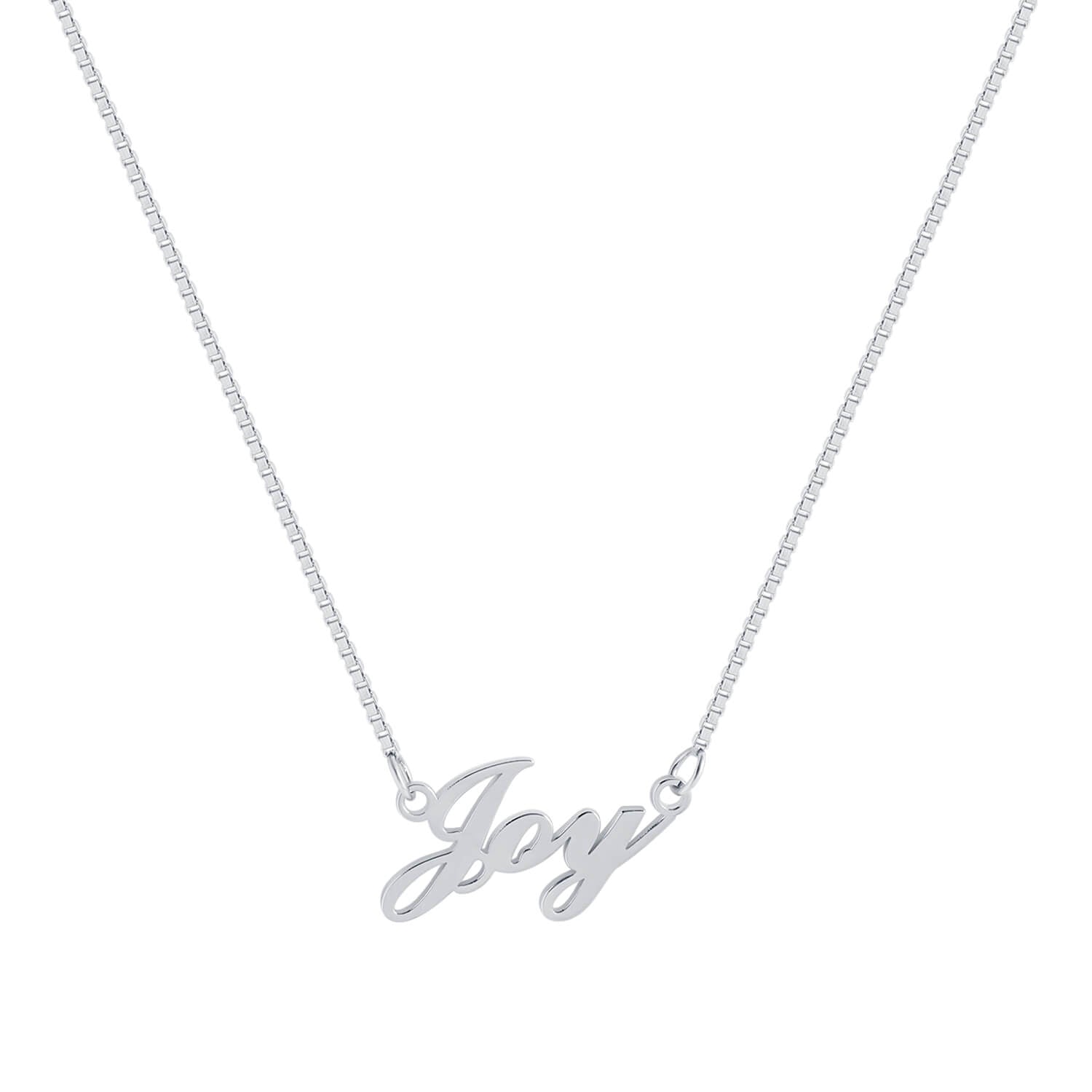 Spoiled Joy Personalized Name Necklace - Curb Chain – Spoiled Joy Jewelry